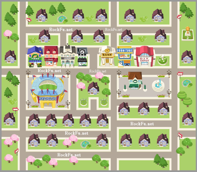 Pet society – full map – RockFu.Net – 電子生活筆記博客